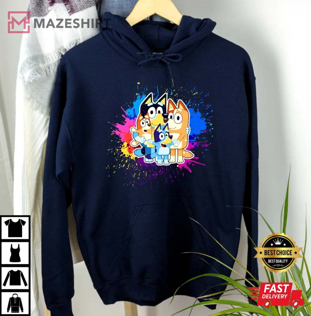 Bluey, Bluey Family Matching Cartoon Gift For Family