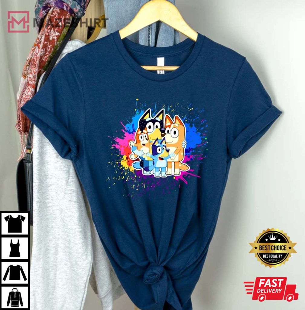 Bluey, Bluey Family Matching Cartoon Gift For Family