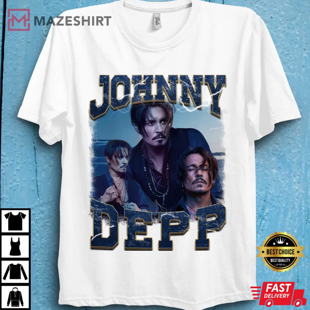 Johnny Depp Pirate Johnny Depp Homage Gift For Fan T-Shirt