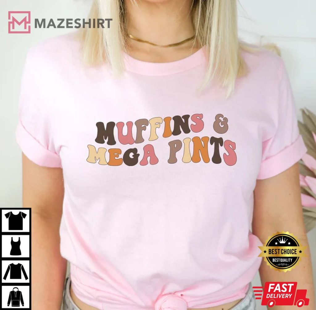 Muffins and Mega pints, Mega Pint of Wine Gift For Fan