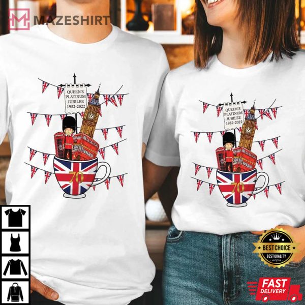 Platinum Queen's Jubilee Union Jack, Queen Elizabeth II Celebration ...
