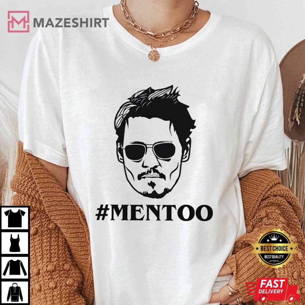 Mentoo, Justice For Johnny Depp, Amber Heard, Team Johnny Depp T-Shirt