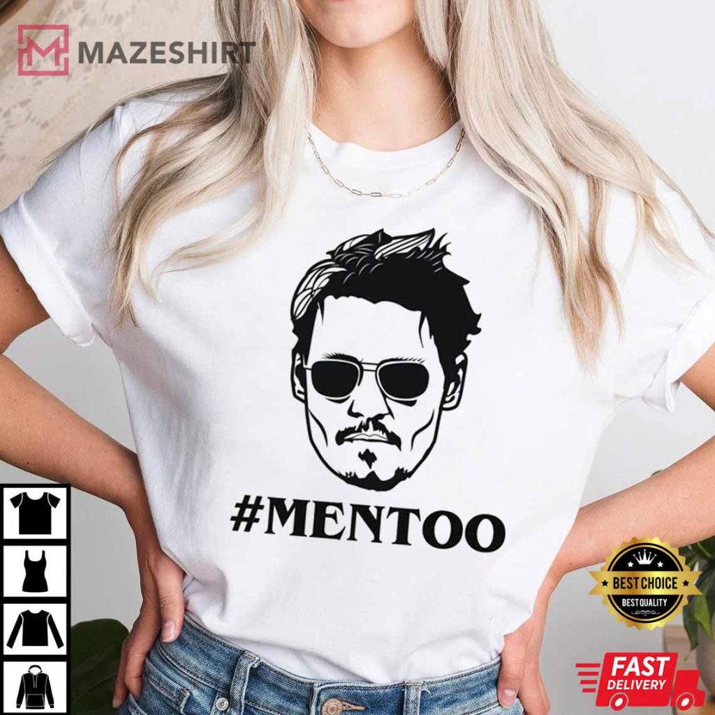 Mentoo, Justice For Johnny Depp, Amber Heard, Team Johnny Depp T-Shirt