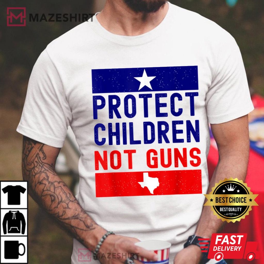 Protect Children Not Guns End Gun Violence Texas Flag Best