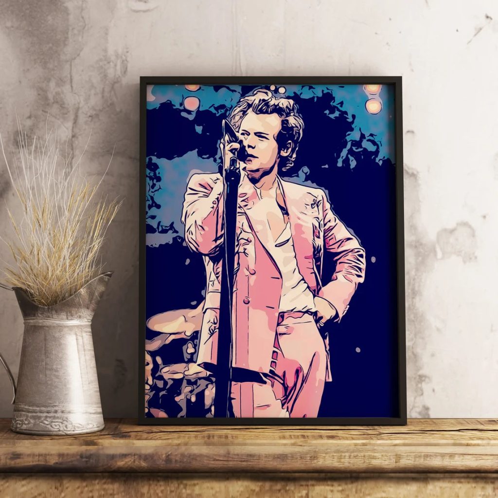 Pop Art Harry Styles Poster