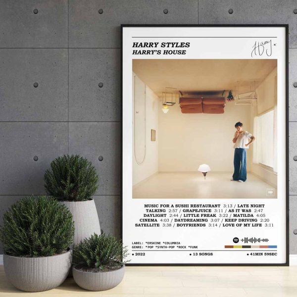 Harry Styles - Harry's House Album Poster