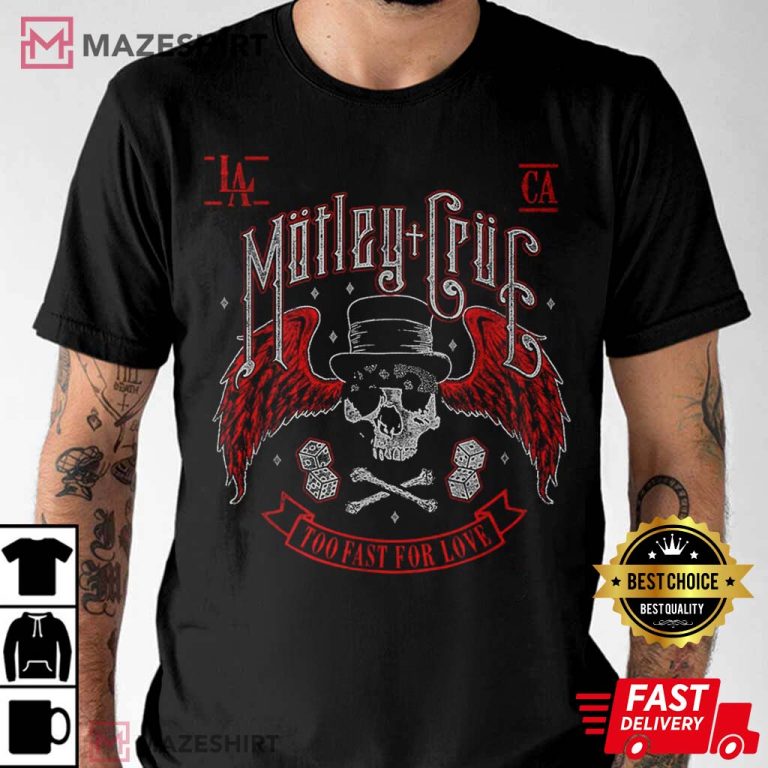 Motley Crue, Motley Crue Bikers Skull Gift For Fan Shirt