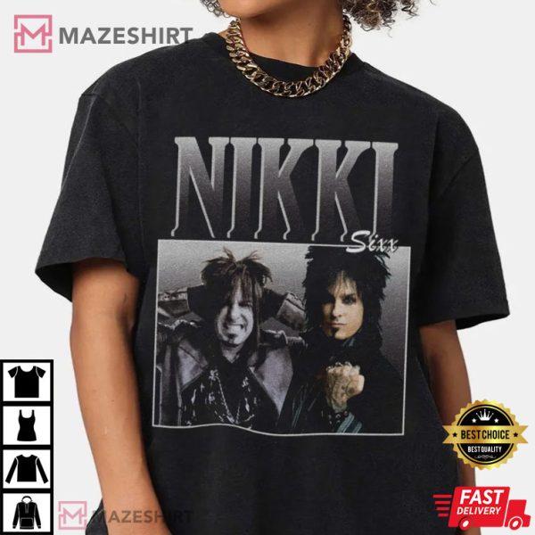 Nikki Sixx Motley Crue T For Fan Shirt