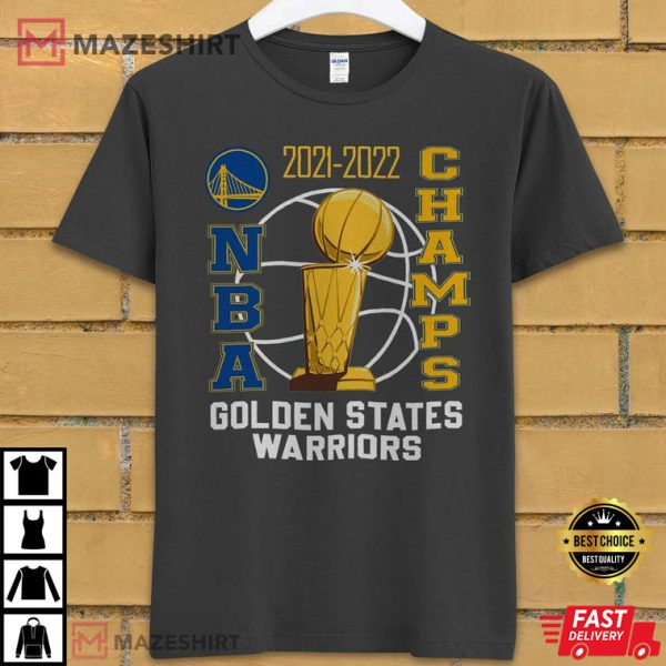Golden State Warriors Champions NBA Finals 2021-2022 T-Shirt