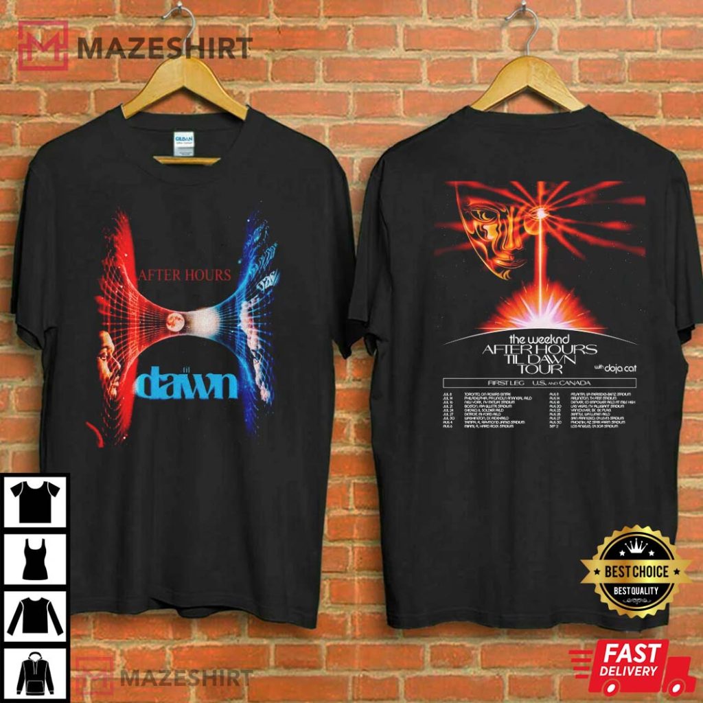 The Weeknd After Hours Til Dawn Tour 2022 T-Shirt - Mazeshirt