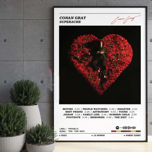 Conan Gray - Superache Album Poster