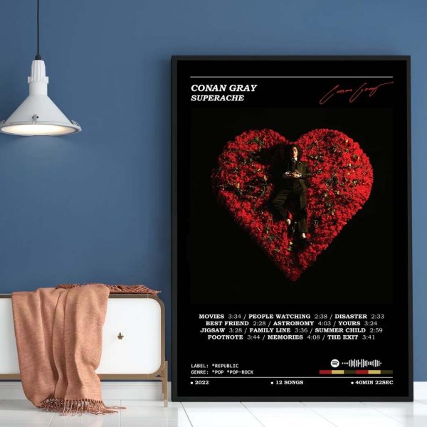 Conan Gray - Superache Album Poster