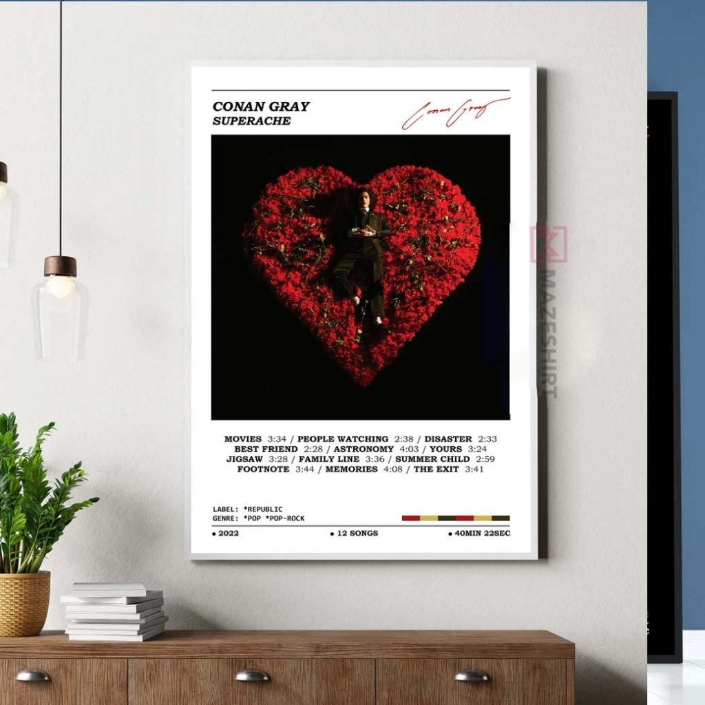 Conan Gray - Superache Album Poster