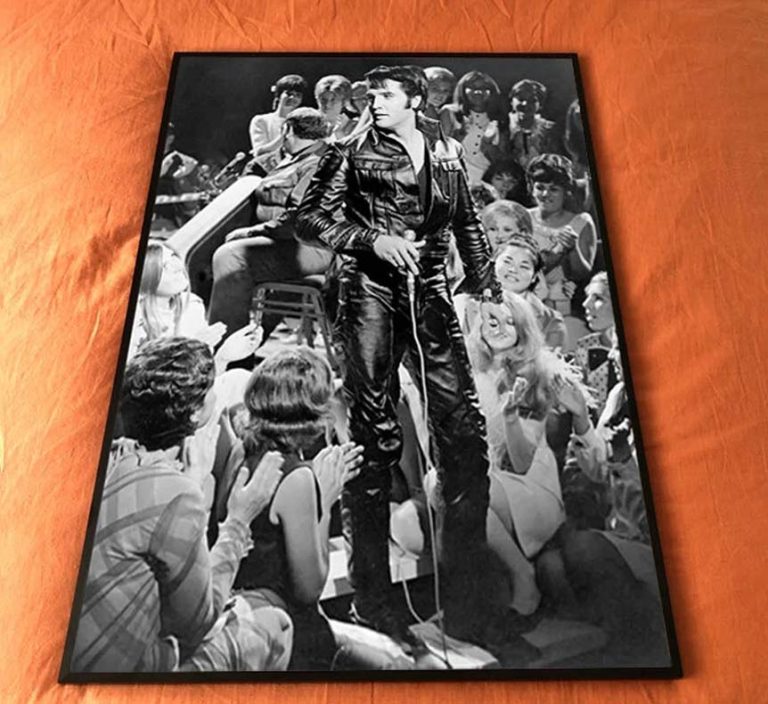 Elvis Print 1968 Comeback Special 1970's Poster