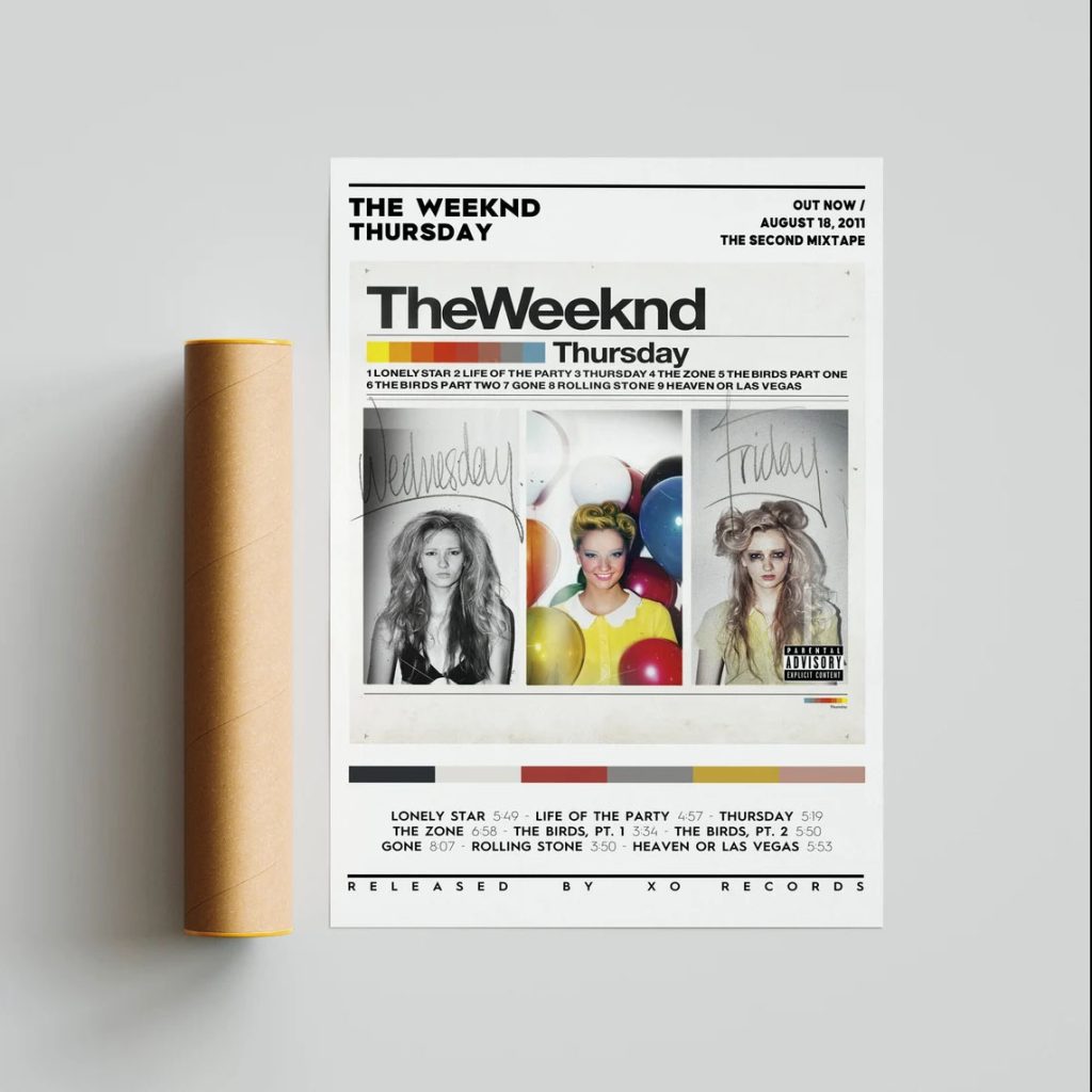 The Weeknd Thursday FM Album Poster Album Cover Poster