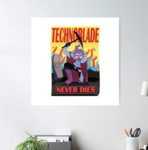 RIP Technoblade 1999-2022 Never Dies Poster