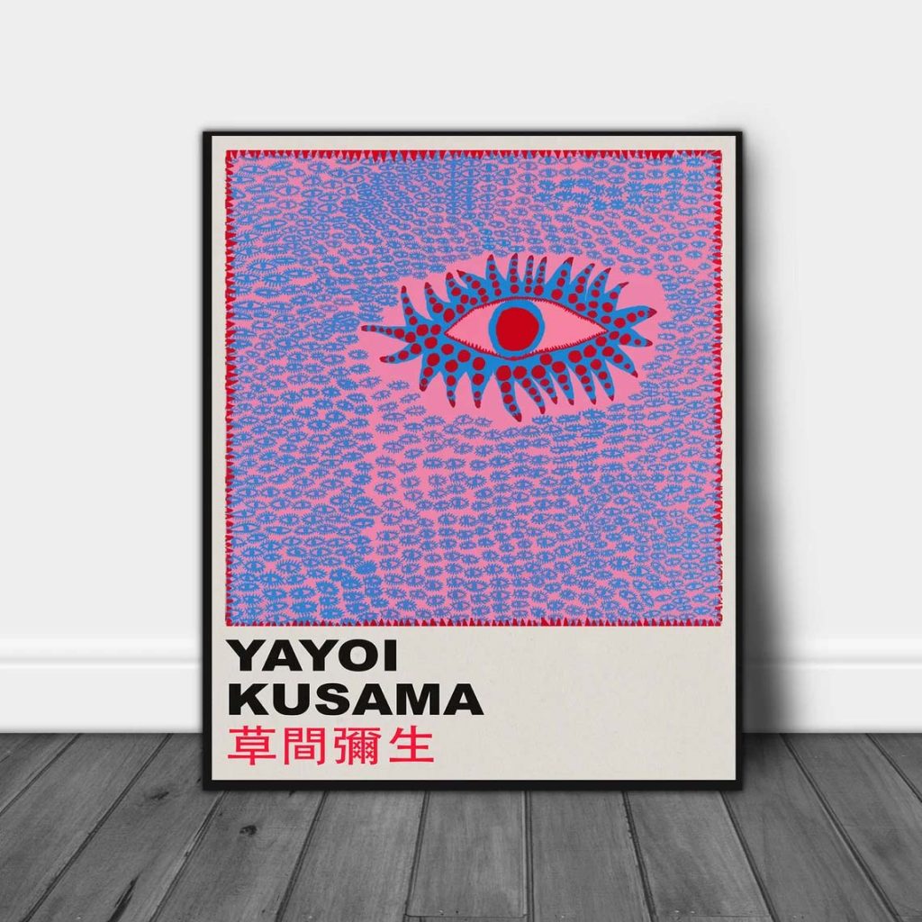 Yayoi Kusama Japanese Pop Art Poster