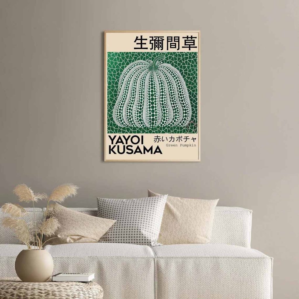 Yayoi Kusama Japanese Pop Art Poster