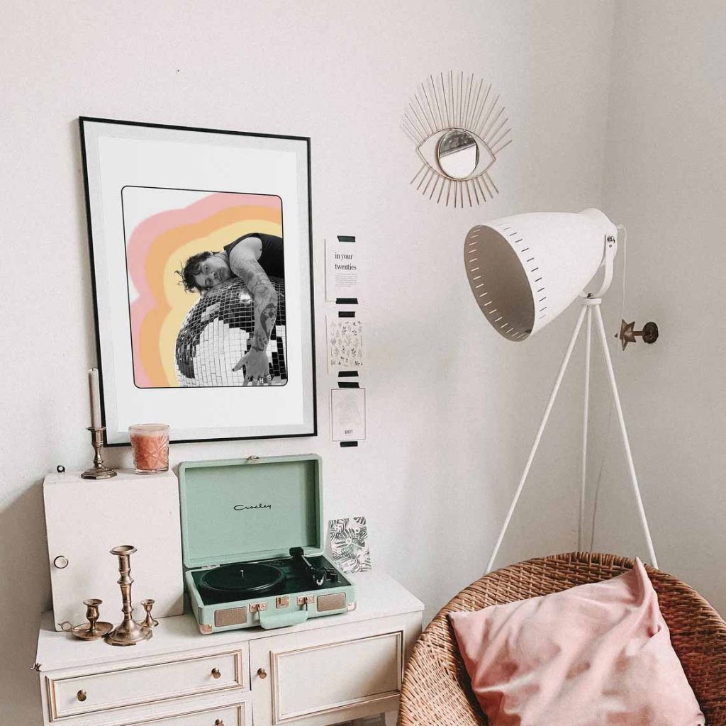 Harry Styles DISCO As It Was Retro Poster