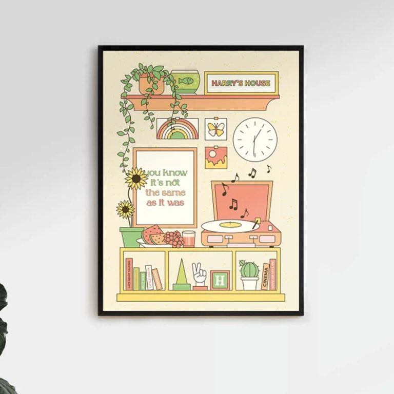 Harry's House Tracklist Harry Styles Poster