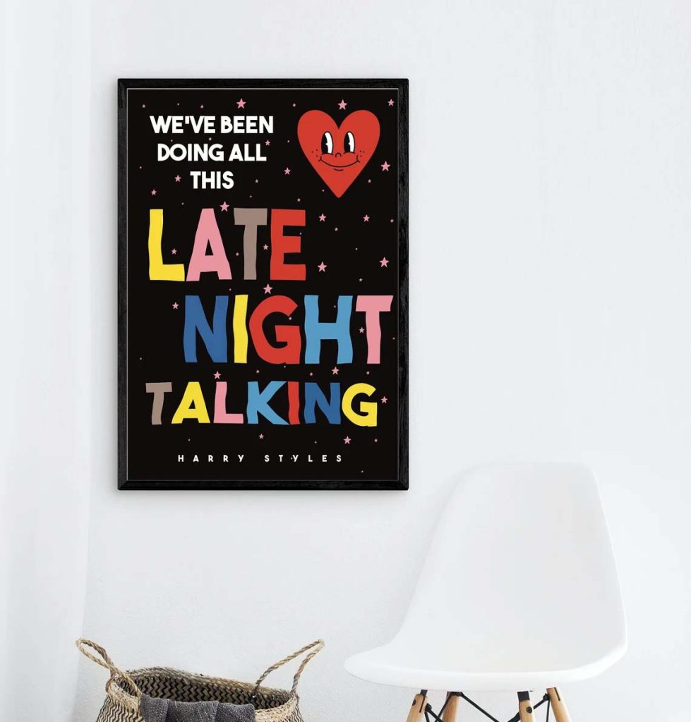 Harry Styles Late Night Talking Best Poster #2 - Mazeshirt