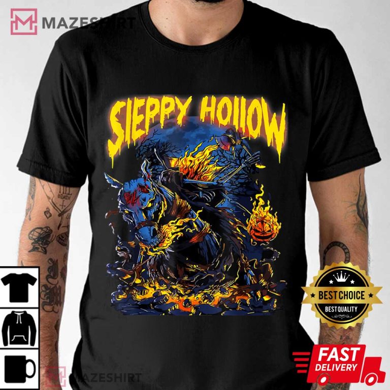 Vintage Sleepy Hollow Graphic Halloween T-Shirt