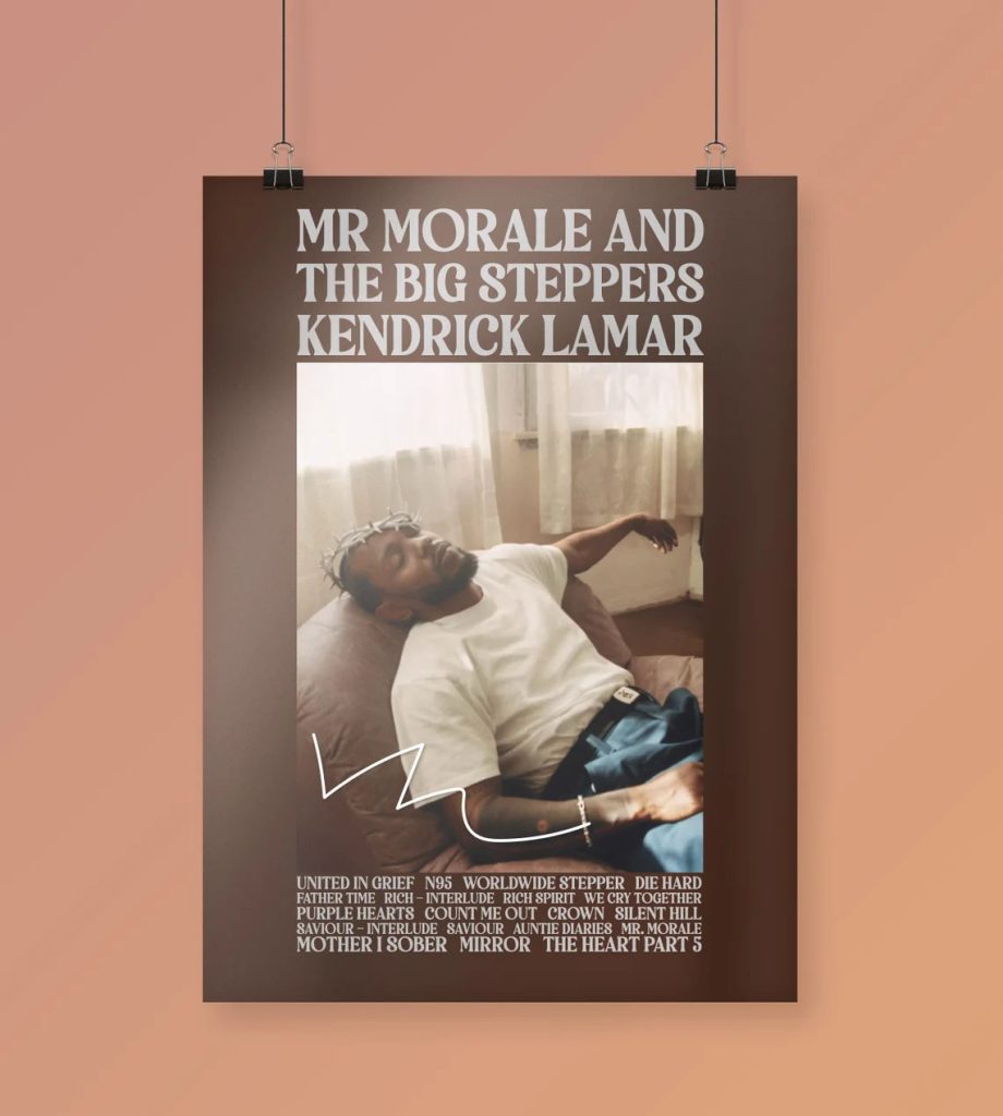 Kendrick Lamar Mr Morale And The Big Steppers Poster