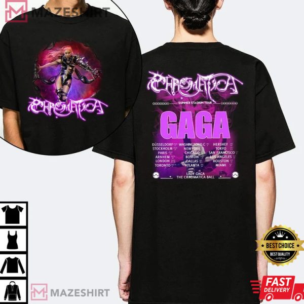 Lady Gaga 2022 Concert The Chromatica Ball Best T-Shirt