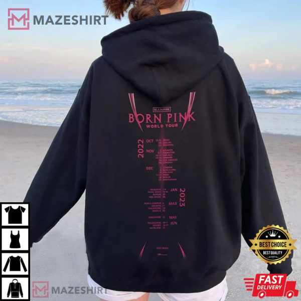 Blackpink Born Pink World Tour Pink Venom T-Shirt