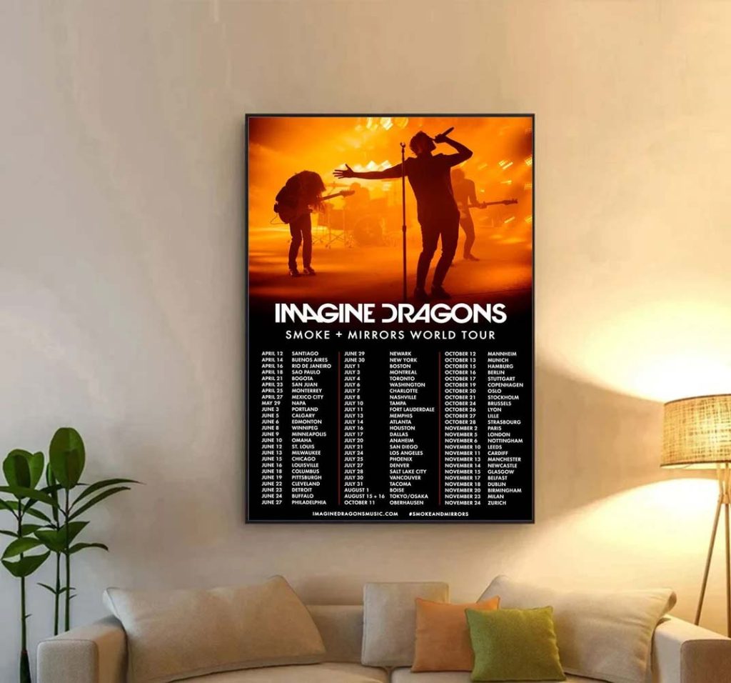 Imagine Dragons Mercury Tour 2022 Gift For Fan Poster