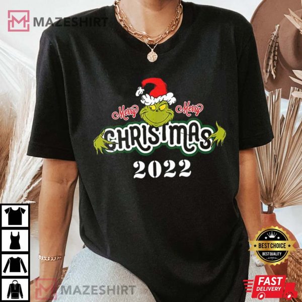 Dr Seuss Grinch Hugs Christmas 2022 T-Shirt