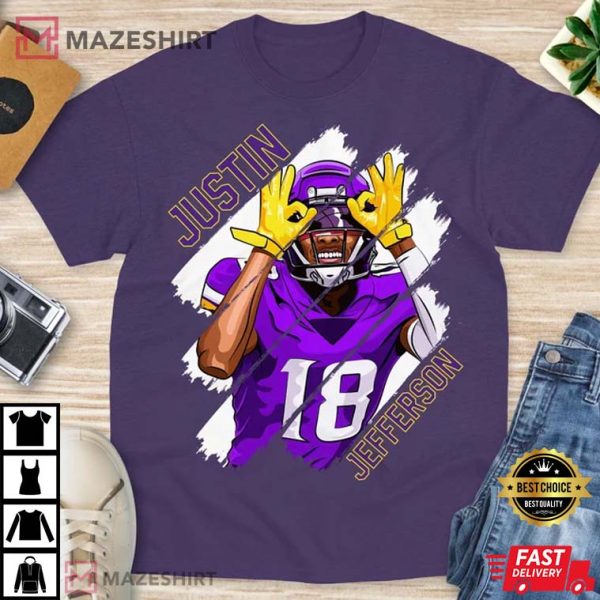 Justin Jefferson Gift For Fan T-Shirt - Mazeshirt