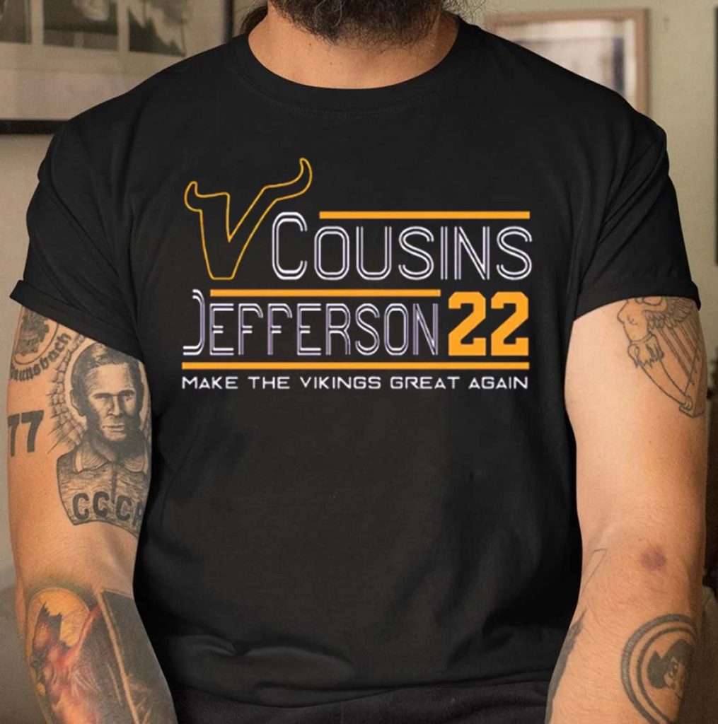 Kirk Cousins Justin Jefferson 2022 T-Shirt