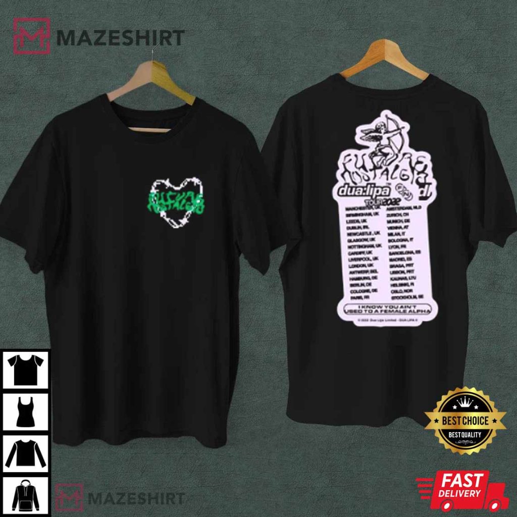 Dua Lipa Future Nostalgia Tour 2022 Merch Best T-Shirt