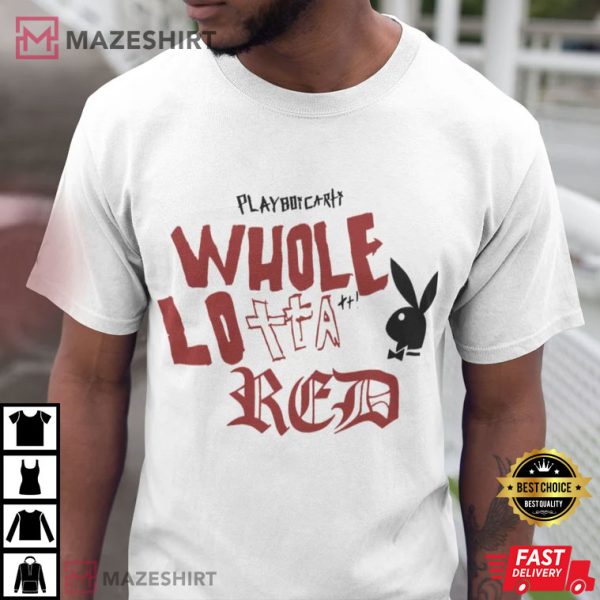 Limited Playboi Carti New Album Whole Lotta Red WLR Merch T-Shirt #2 ...
