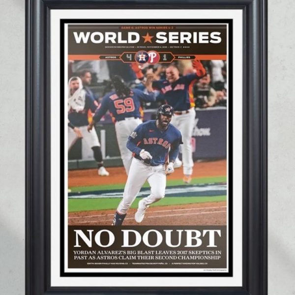 Houston Astros “No Doubt” World Series 2022 Best Poster