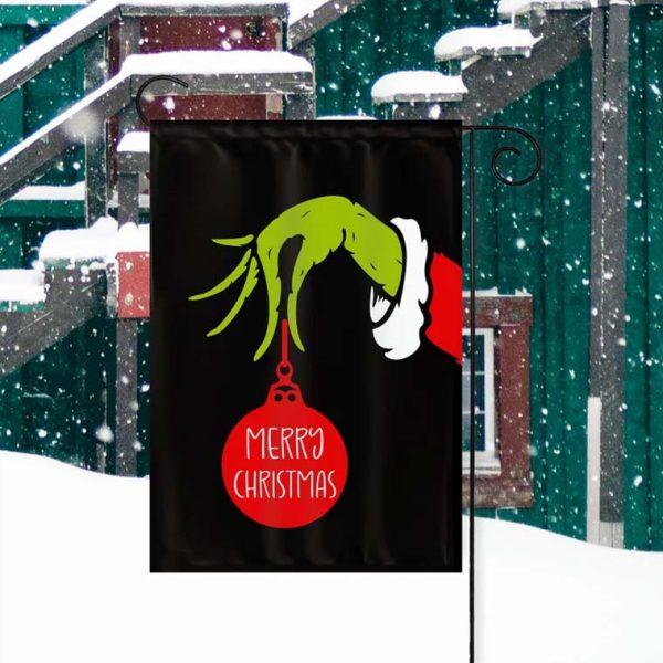 Merry Christmas Grinch Best Flag