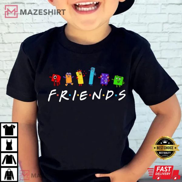 Numberblocks Friends Birthday Unisex Best T-Shirt
