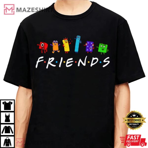 Numberblocks Friends Birthday Unisex Best T-Shirt