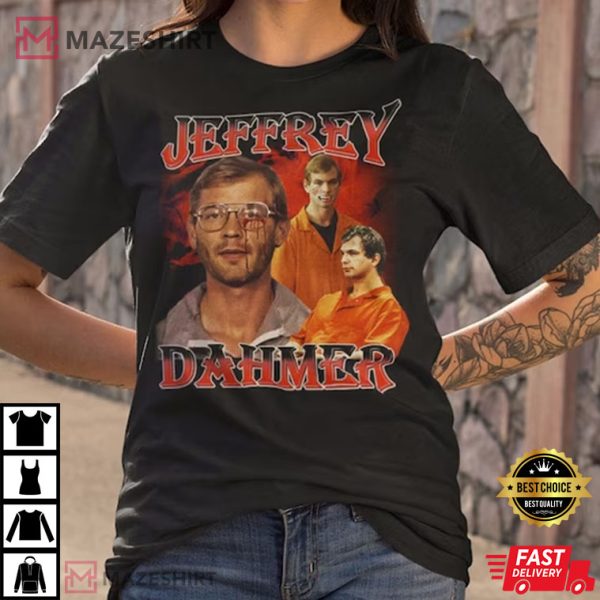 Jeffrey Dahmer American Serial Killer True Crime T-Shirt #2 - Mazeshirt