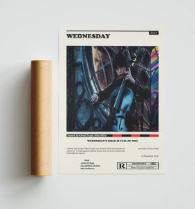 Wednesday TV Show Wednesday Addams Best Poster