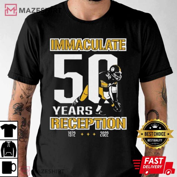 Franco Harris Immaculate Reception 50 Years Best T-Shirt
