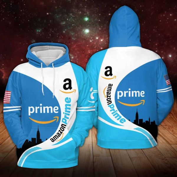 Amazon Prime Employee Amazon Logo 3D Hoodie