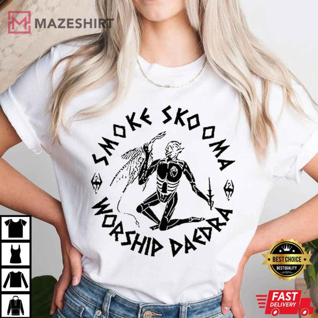 Smoke Skooma Worship Daedra The Elder Scrolls V Skyrim T-Shirt