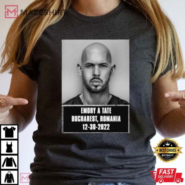 Andrew Tate Mugshot Free Top G Cobratate T-Shirt