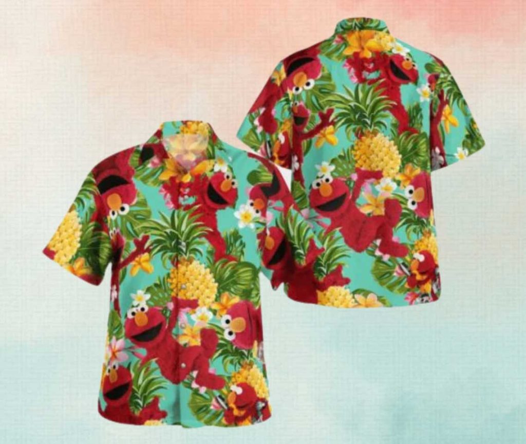 Red Muppet Hawaiian Shirt
