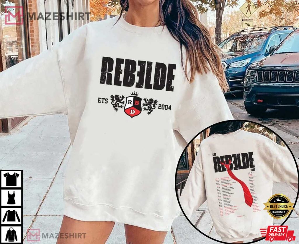Jeanette, Soy Rebelde Tour 2023 T-Shirt - Mazeshirt