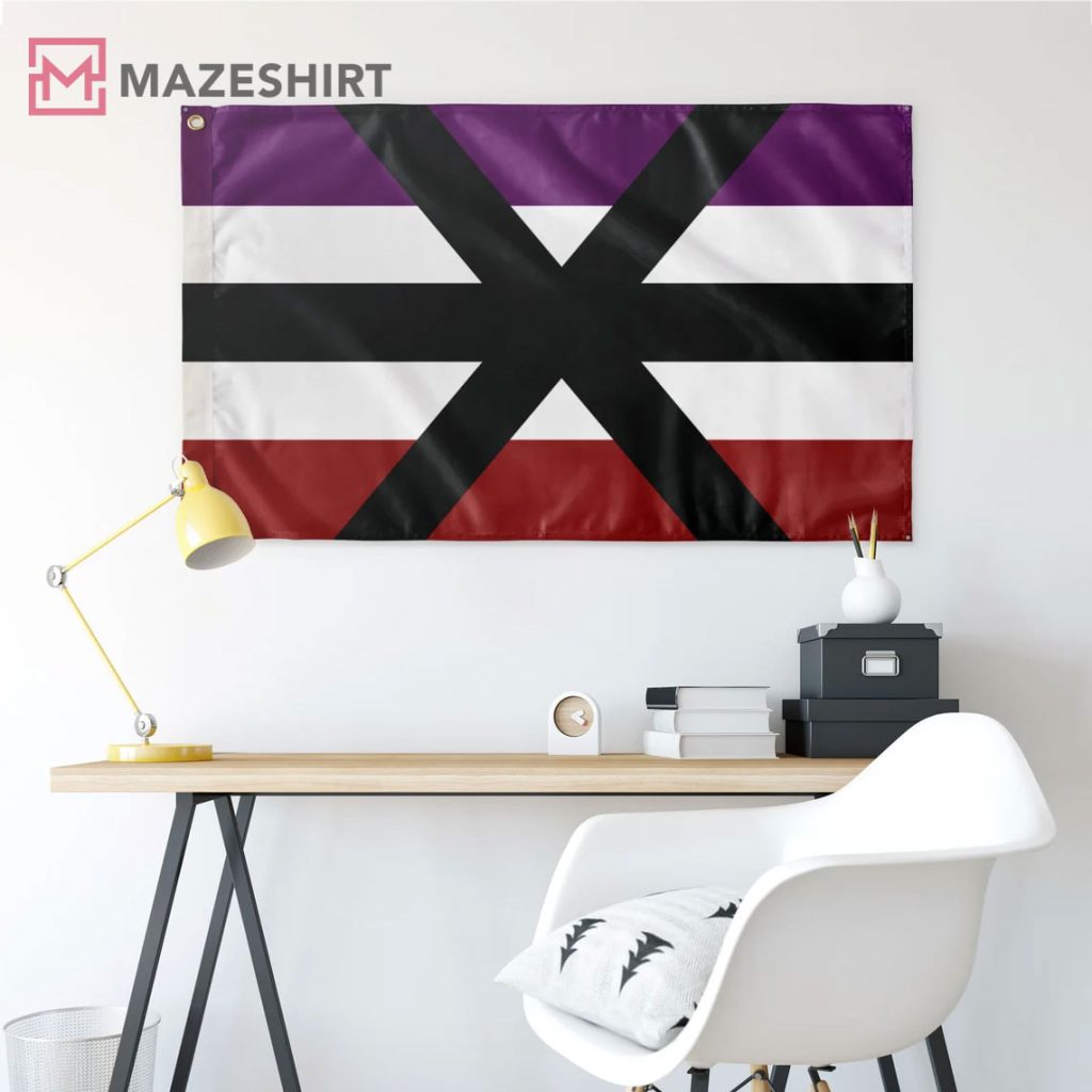 Apothisexual Pride Month LGBTQ+ Wall Flag - Mazeshirt