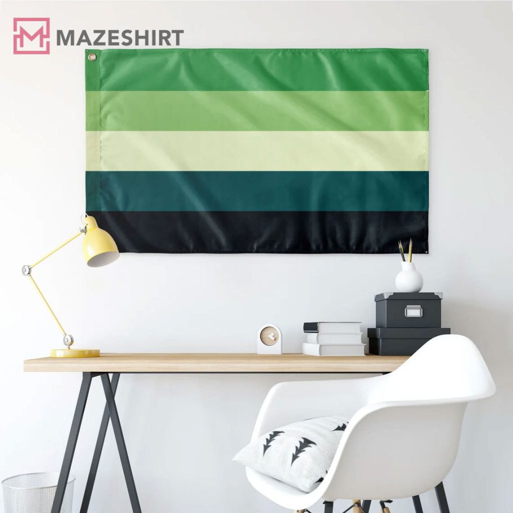 Aro Spec Pride Month LGBTQ+ Wall Flag - Mazeshirt