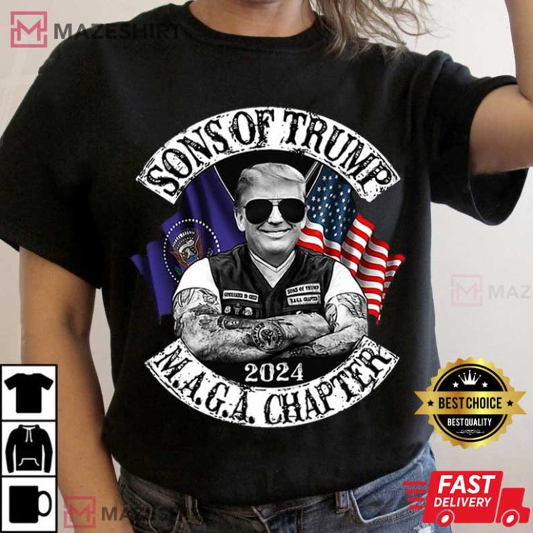 Official Sons Of Trump 2024 Maga Chapter T-Shirt